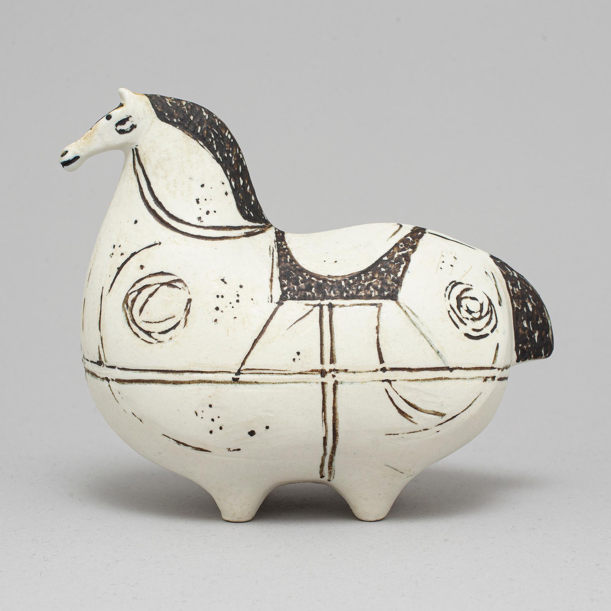 STIG LINDBERG, a stoneware 'Springare' figurine, Gustavsberg STIG LINDBERG, a stoneware 'Springare' figurine, Gustavsberg