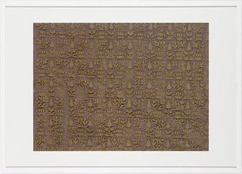 A mid 20th century silk screen mesh for the fabric design "Campagna" by ...