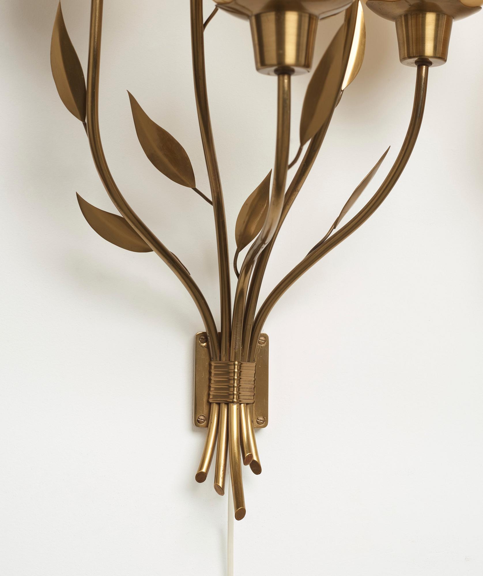 Swedish Modern, a pair of wall lamps, 1940s-50s. - Bukowskis