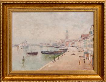 Axel Lindman, a signed and dated oil on canvas. - Bukowskis