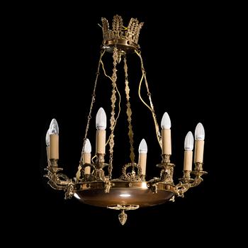 A mid-20th century empire style ceiling light. - Bukowskis