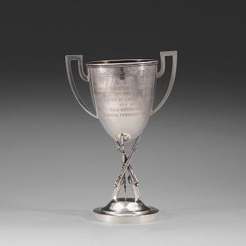 A silver cup with makers mark of Sing Fat, Canton, early 20th century ...