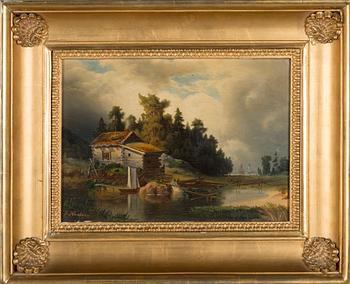 Johan Knutson, Motif from the Herttonäs area. - Bukowskis