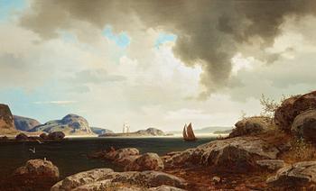 Axel Nordgren, At the coast outside Bohuslän. - Bukowskis