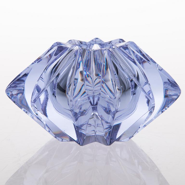 A TÄHTI (Star) GLASS VASE, model 6575. Signed Aimo Okkolin Riihimäen ...