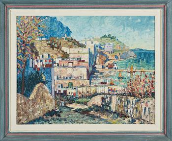 JAN SIGFRID ALFONS CARLSSON, oil on panel, signed and dated -45 ...