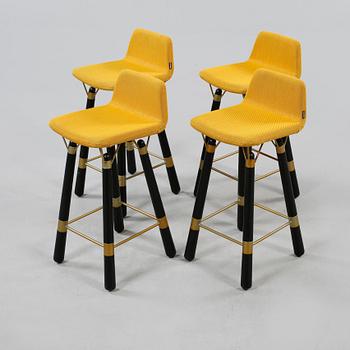 BARSTOLAR, 4 st, "Nest", Alexander Lervik, Johansson Design, omkring år ...