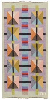 Agda Österberg, a carpet, flat weave and tapestry weave, approximately ...