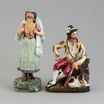 FIGURER, två stycken, porslin. Tyskland, sent 1800-tal. - Bukowskis
