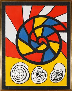 ALEXANDER CALDER, color litograph, signed and numbered 75/75. - Bukowskis