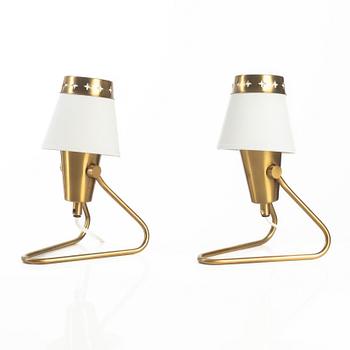 Einar Bäckströms Metallvarufabrik, a pair of wall/desk lamps model ...