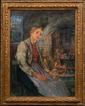 Anna Nordgren, a signed oil on canvas. - Bukowskis