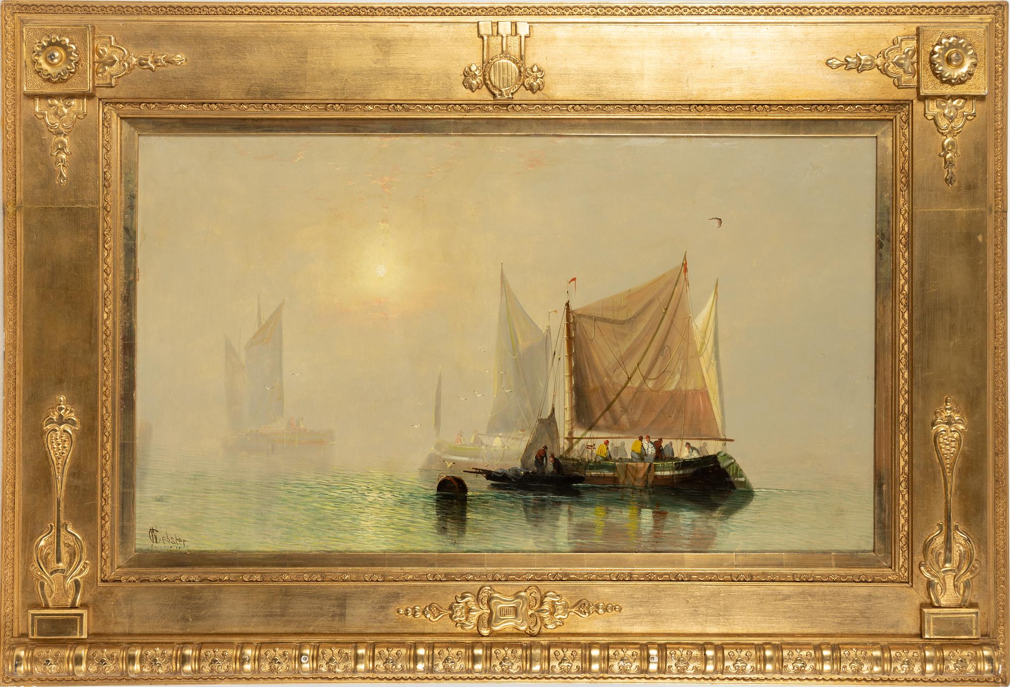 Charles Webster, Fishing Boats. - Bukowskis