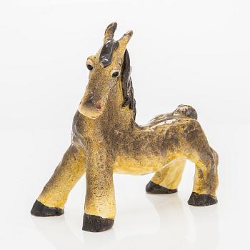 Aja Unonius, figurin, häst, signerad, Arabia. - Bukowskis