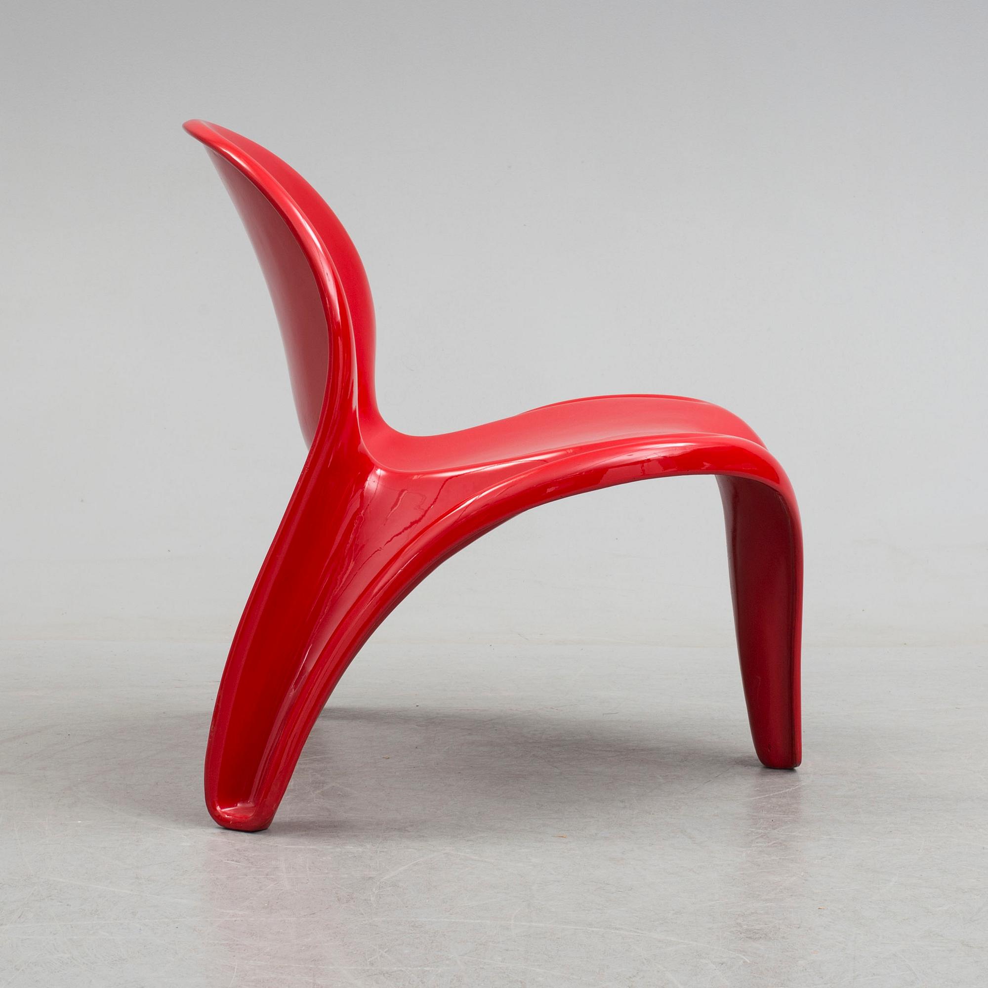 AAGE EGERIIS, a glass fibre lounge chair from France & Son, Denmark ...
