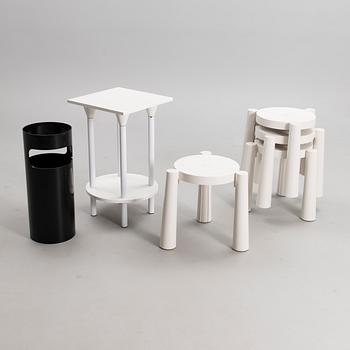 PALLAR, 4 st, 4810, ETT BORD och PARAPLYSTÄLL / PAPPERSKORG, 4610 ...