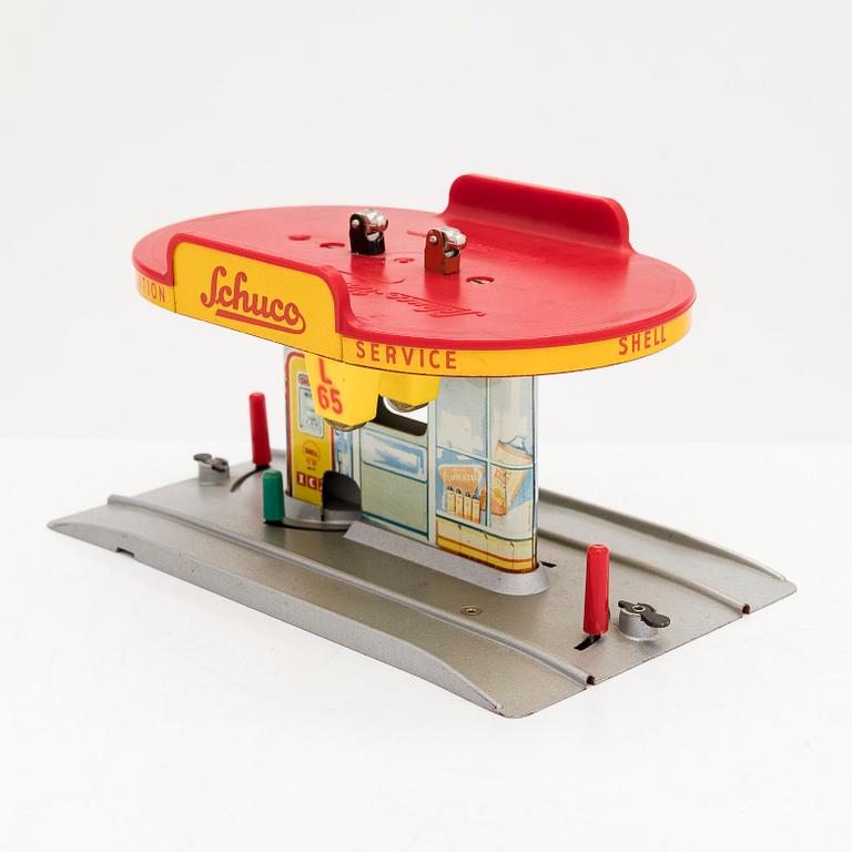 Schuco, leksak, beninstation, model 3055, original förpackning ...
