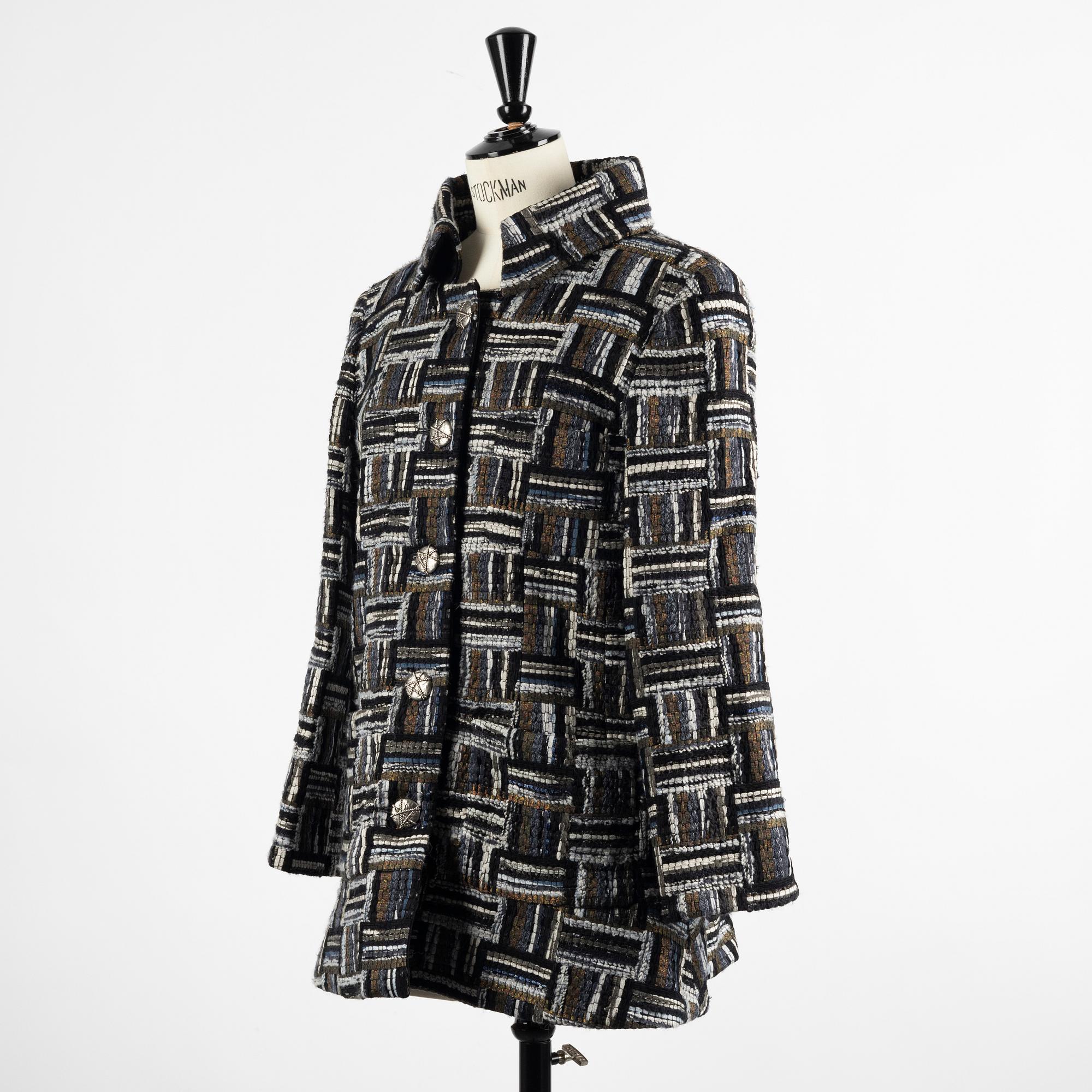 Chanel, jacka/kavaj i bouclé, storlek Fr 42. - Bukowskis