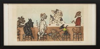 (ARTHUR) BORIS O'KLEIN, färgetsning, signerad. - Bukowskis