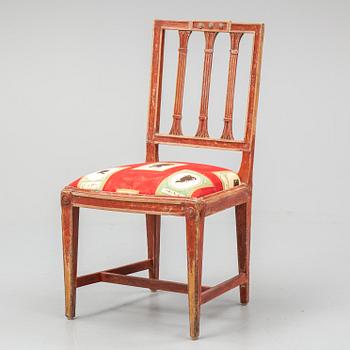 STOL, sengustavianskt stockholmsarbete, signerad EHB (Erik Holmberg ...