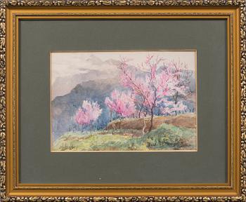 BEATRICE EMMA PARSONS, watercolor painting, signed. - Bukowskis