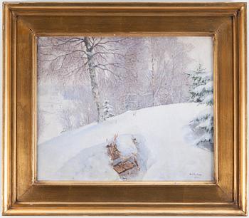 AXEL LINDMAN, oil on canvas, signed Axel Lindman and dated 1909 ...