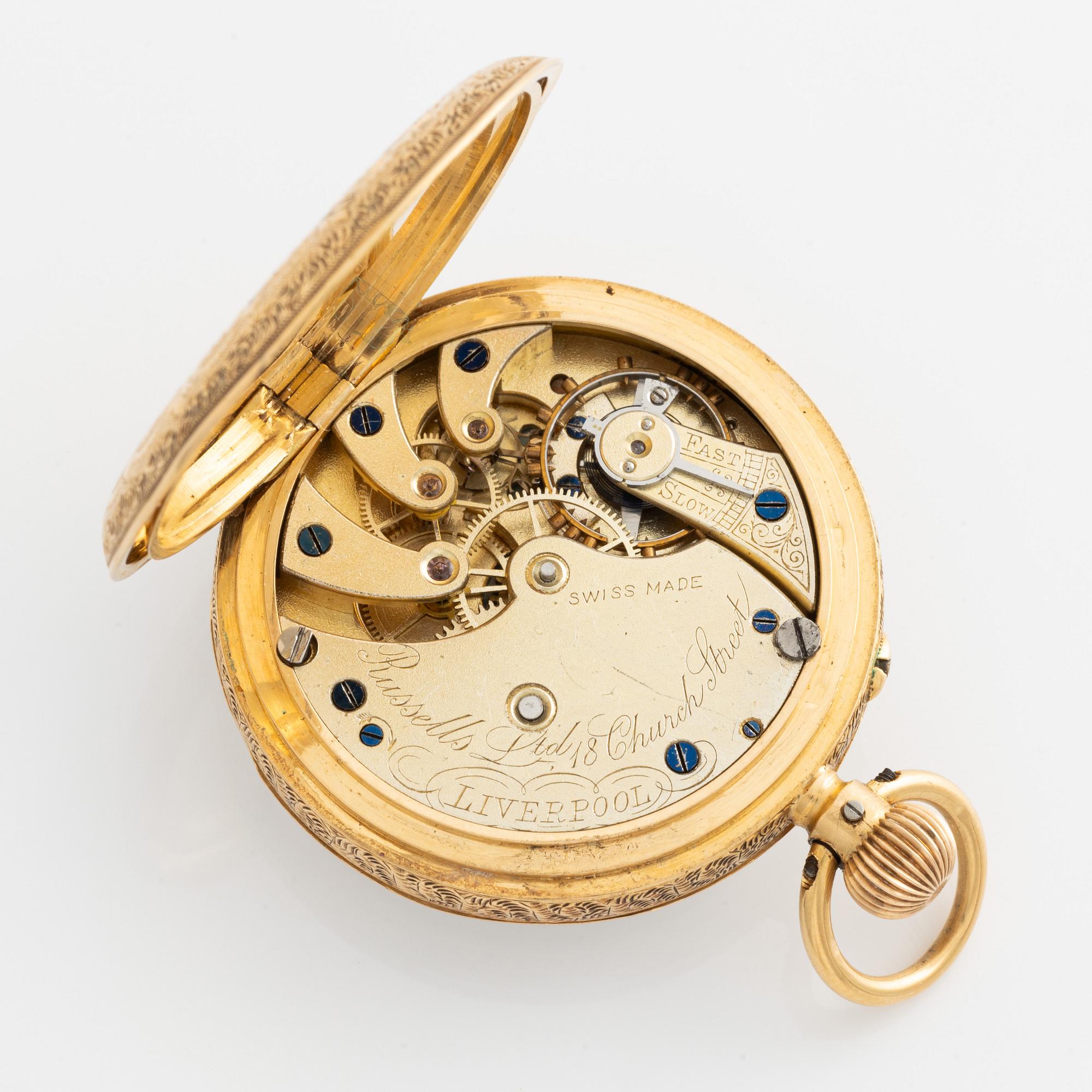 Ladie's pocket watch, 35 mm. - Bukowskis