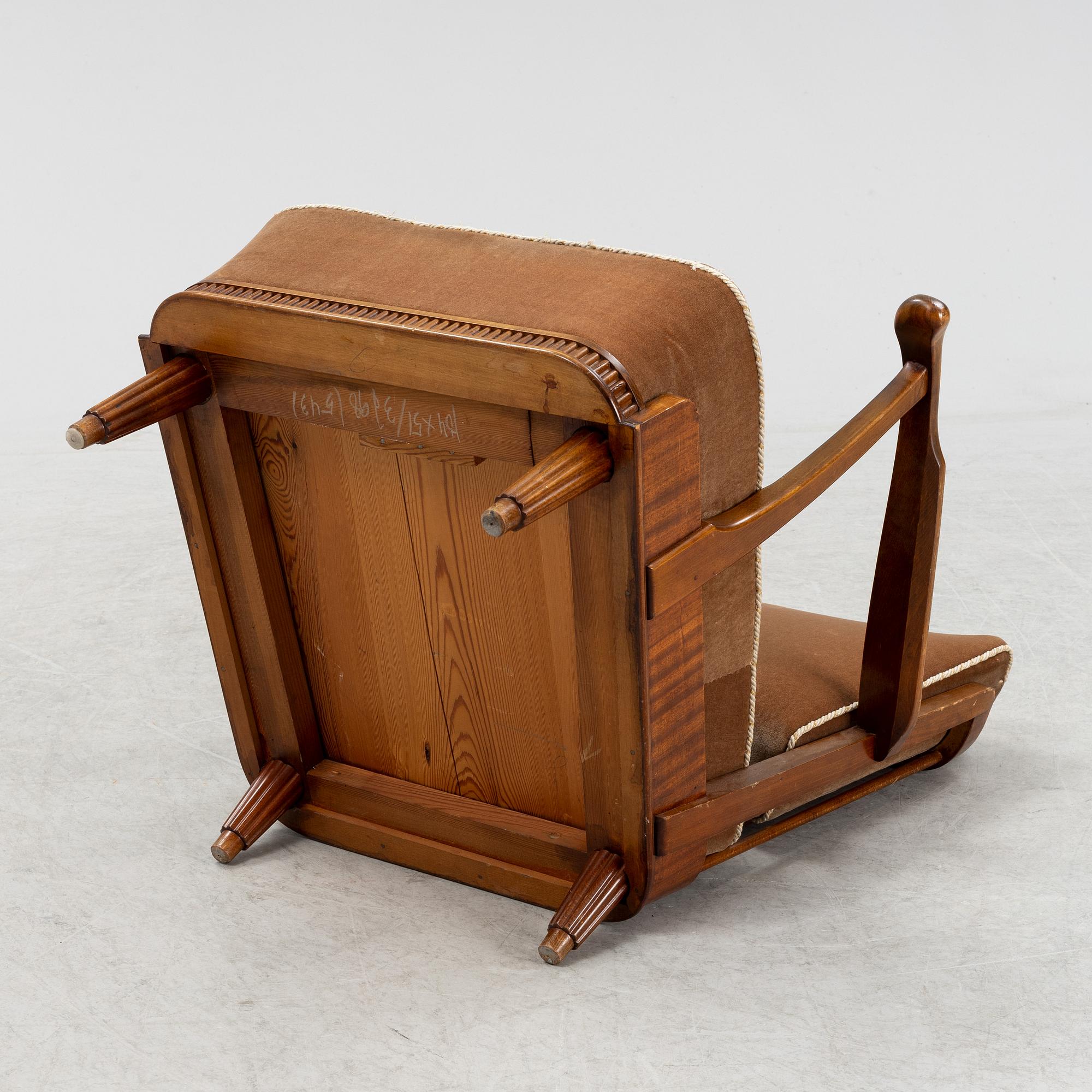 Svante Skogh, a Swedish Modern easy chair, Förenade Möbelfabrikerna ...