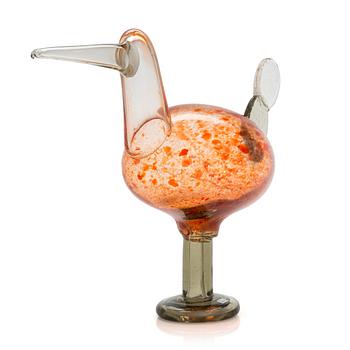 Oiva Toikka, A glass bird, signed Oiva Toikka Nuutajärvi Notsjö ...