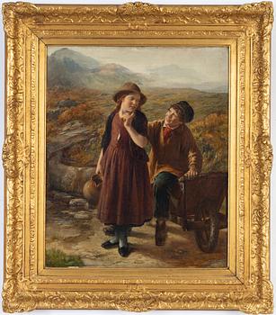 William Hemsley, olja på duk, signerad. - Bukowskis