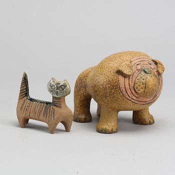 FIGURER, 2 st, stengods, Lisa Larson, Gustavsberg, 1900-talets andra hälft. - Bukowskis