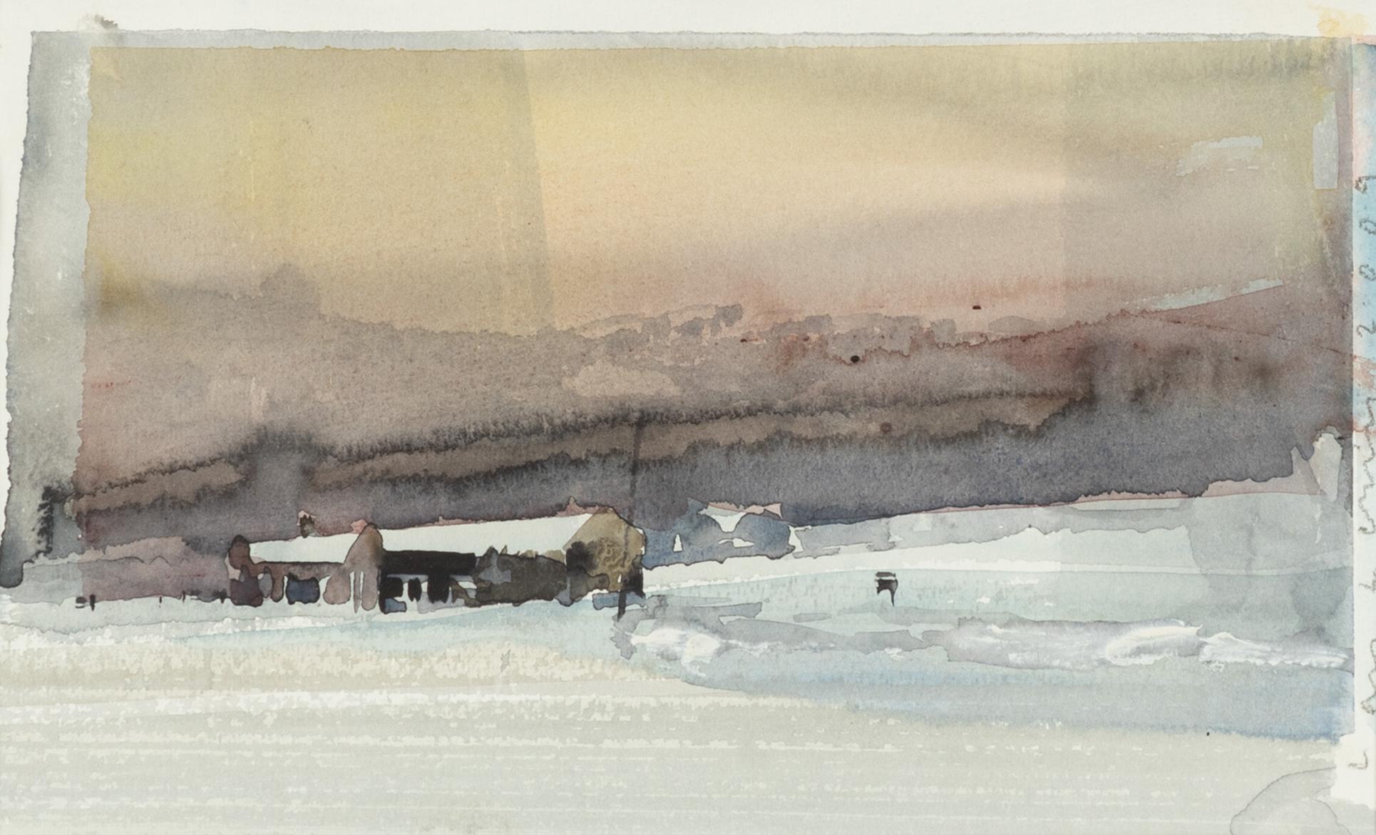 Lars Lerin, Skymning. - Bukowskis