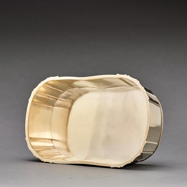 Atelier Borgila, a sterling silver gilt centerpiece, Stockholm 1946 ...