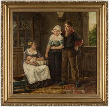 CARL HEYDEN, oil on canvas, signed. - Bukowskis
