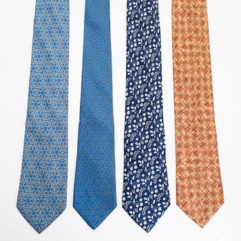 Hermès, slipsar, 4 st. - Bukowskis