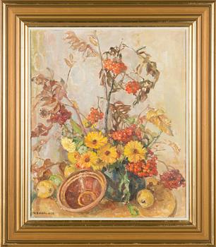 Greta Schalin, oil on canvas board, signed and dated 1978. - Bukowskis