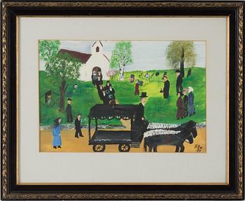 AXEL BENGTSSON, Mixed media, signed and dated -73. - Bukowskis