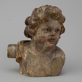 A PROBALBY 18TH CENTURY PUTTI, CHURCH ORNAMENT. - Bukowskis