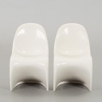 STOLAR, 2 st, VERNER PANTON, "Panton Chair" för Herman Miller. - Bukowskis