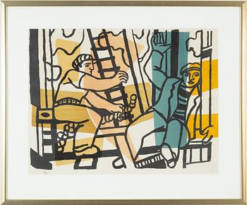 Fernand Léger, lithograph in colours, signed 25/260. - Bukowskis