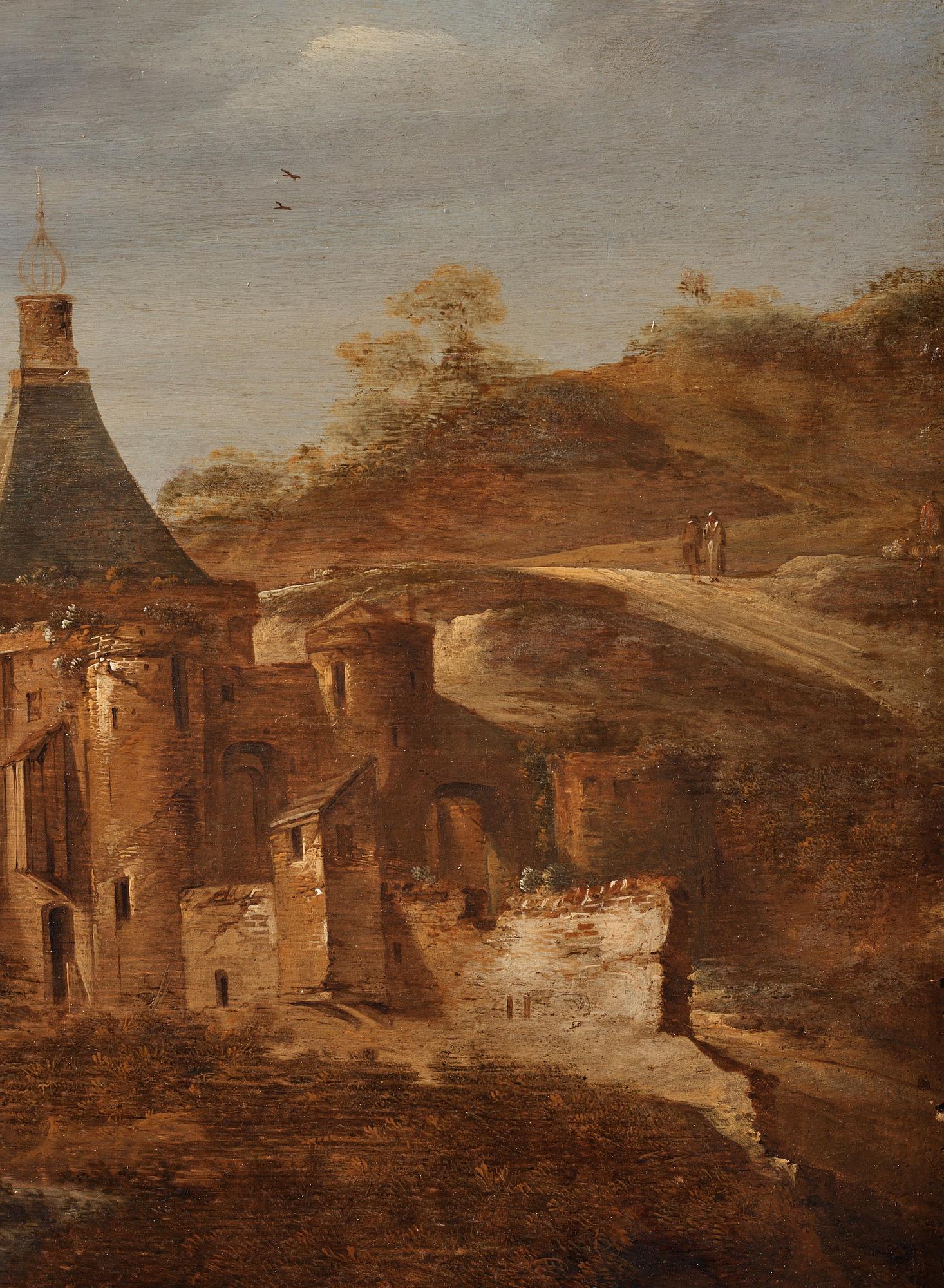 Wouter Knijff (Knyff) Circle of, Castle by the river. - Bukowskis
