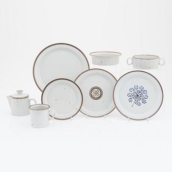 Niels Refsgaard, mat- och kaffeservis, stengods, 38 delar, Dansk Design ...