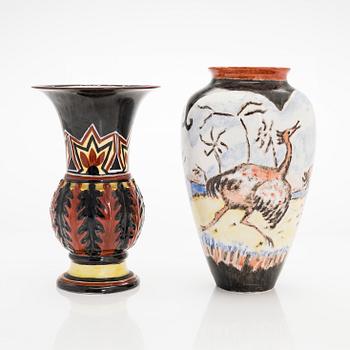 Toini Muona, two vases, signed and dated 1928. - Bukowskis