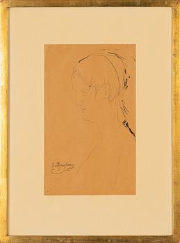 Ernst Josephson, Kvinna i profil. - Bukowskis