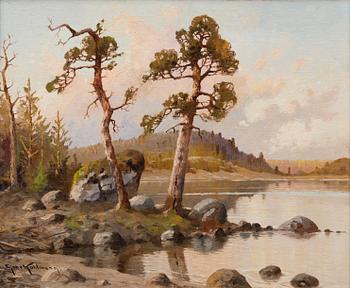 EJNAR KOHLMANN, olja på duk, uppfodrad på kartong, signerad. - Bukowskis