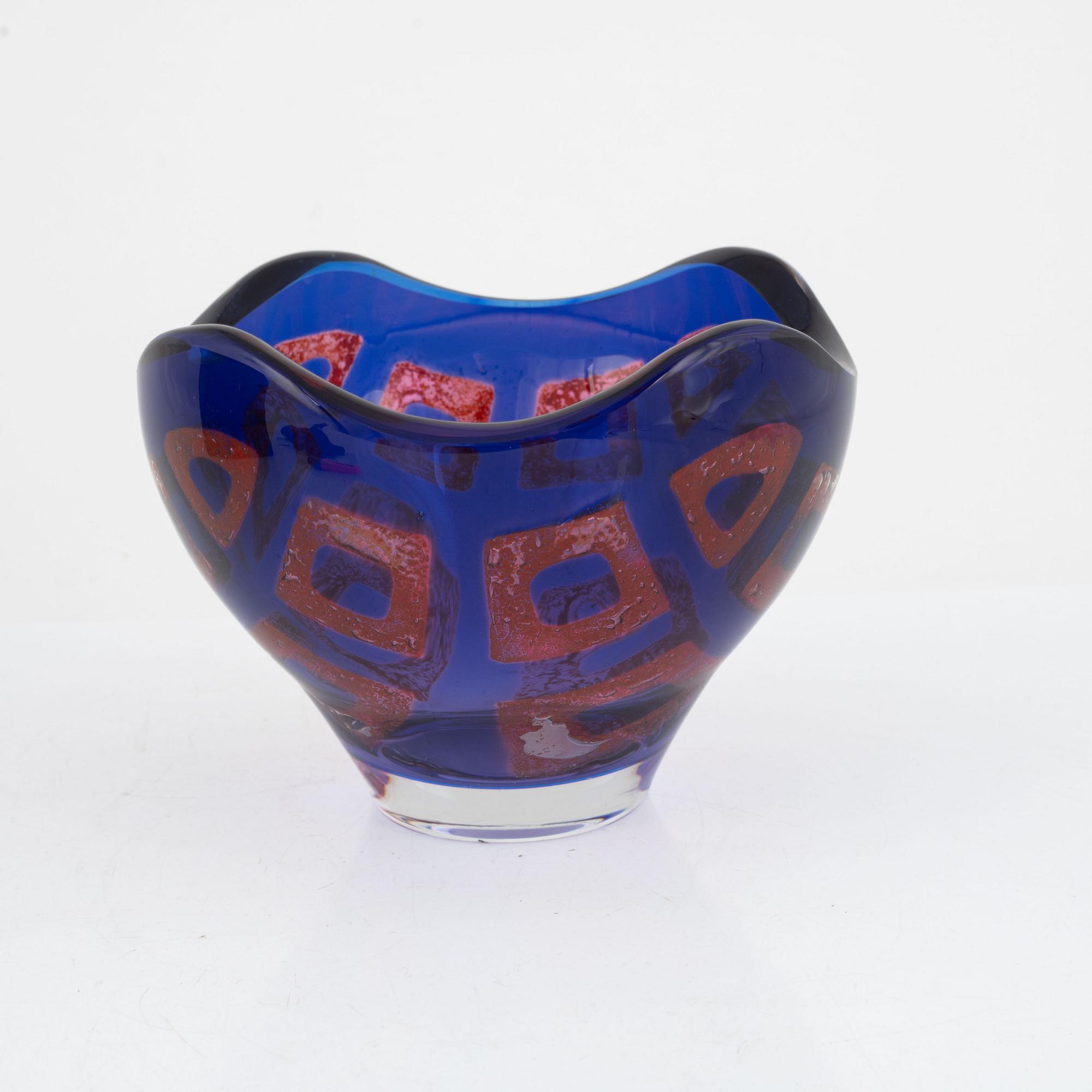 Sven Palmqvist, a "Ravenna" glass bowl, Orrafors, Sweden, 1977. - Bukowskis
