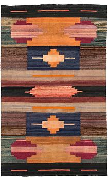 A 1930's Finnish rag rug. Circa 290 x 185 cm. - Bukowskis