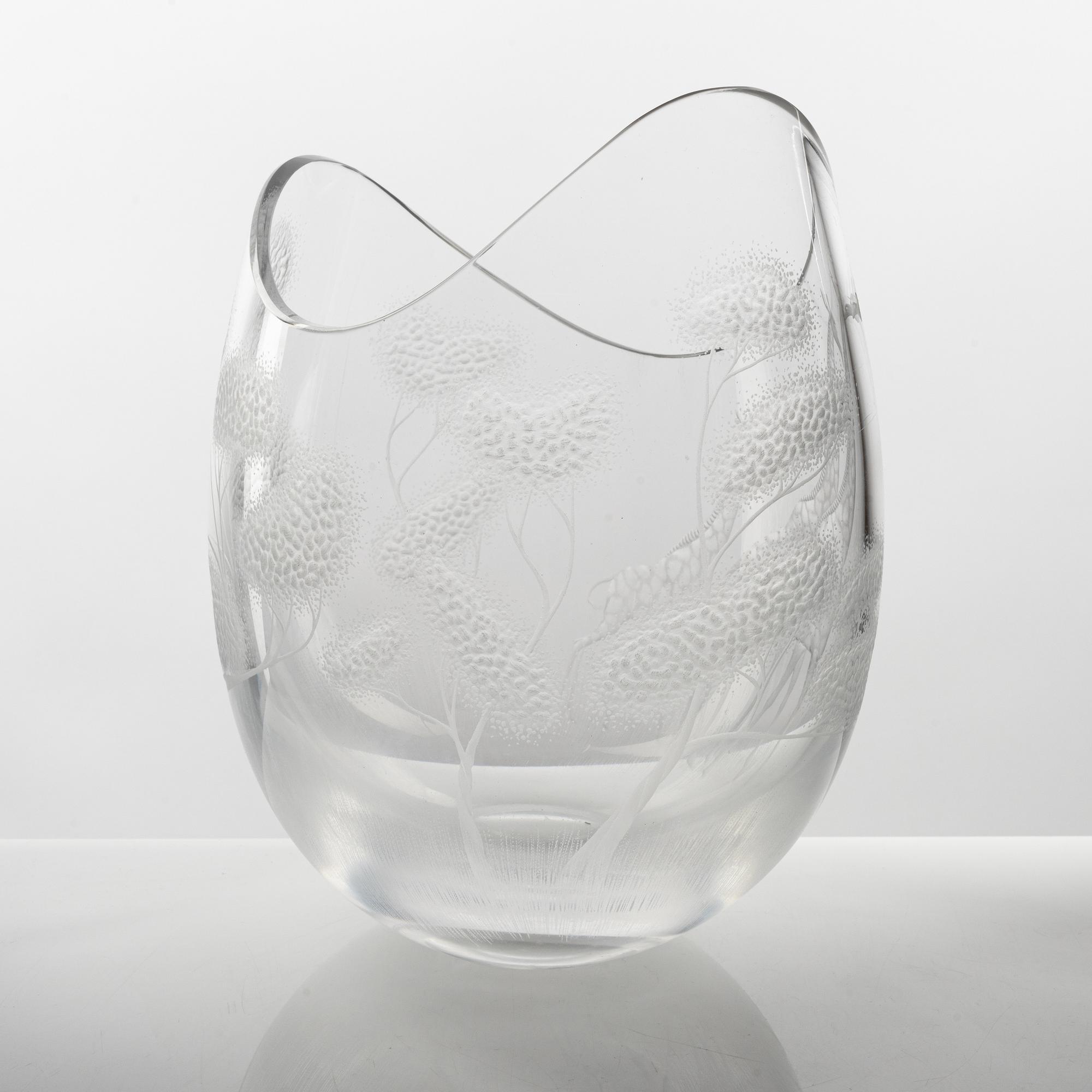 Vicke Lindstrand, a 'Högvilt' (Safari) vase, Kosta, Sweden, 1950-60's ...