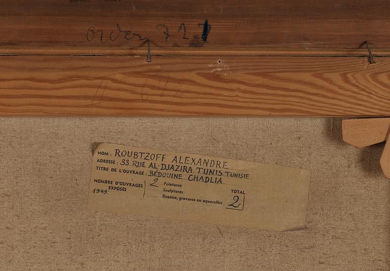 Alexandre Roubtzoff, "Bedouoine Chadlia". - Bukowskis