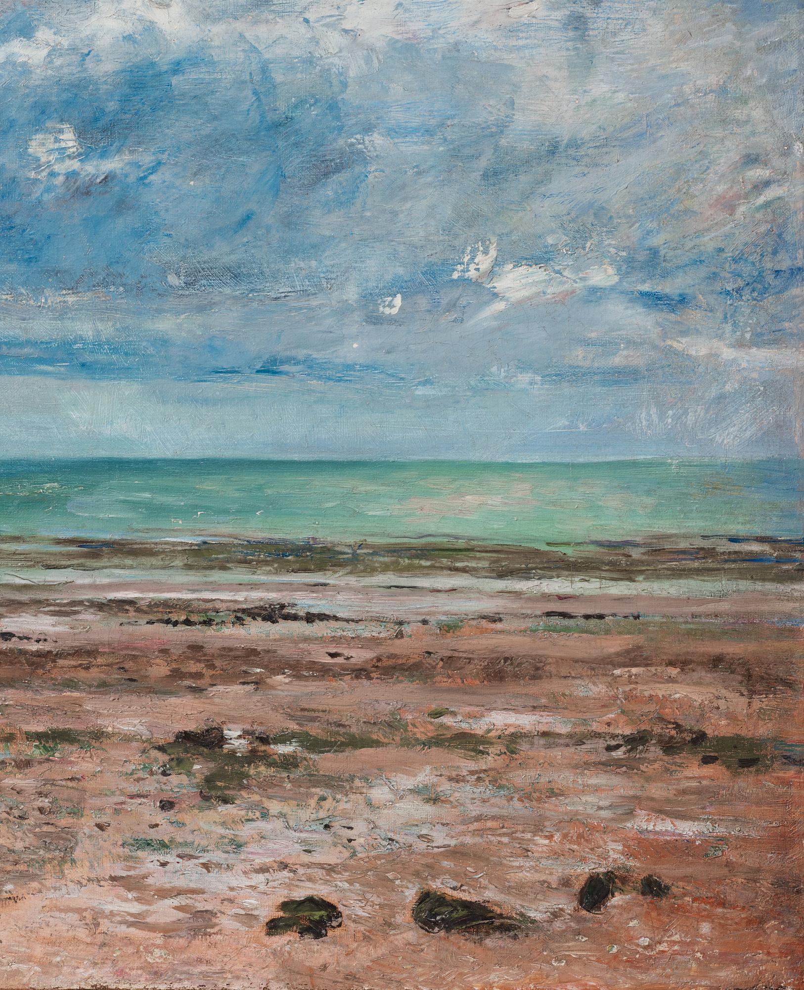 Carl Fredrik Hill, Havsstrand, Luc-sur-Mer. - Bukowskis